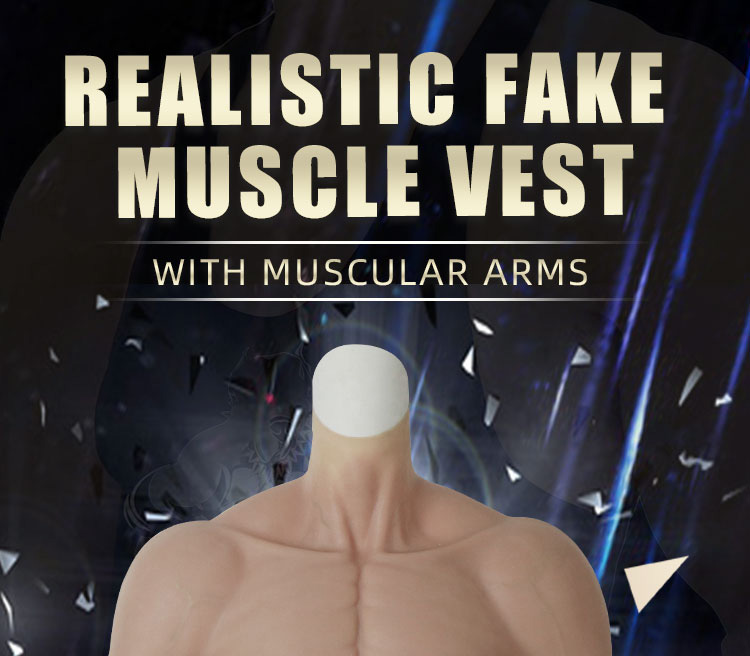 Realistic Muscle Suit with Arms - Without Belly - Silicone Masks ...