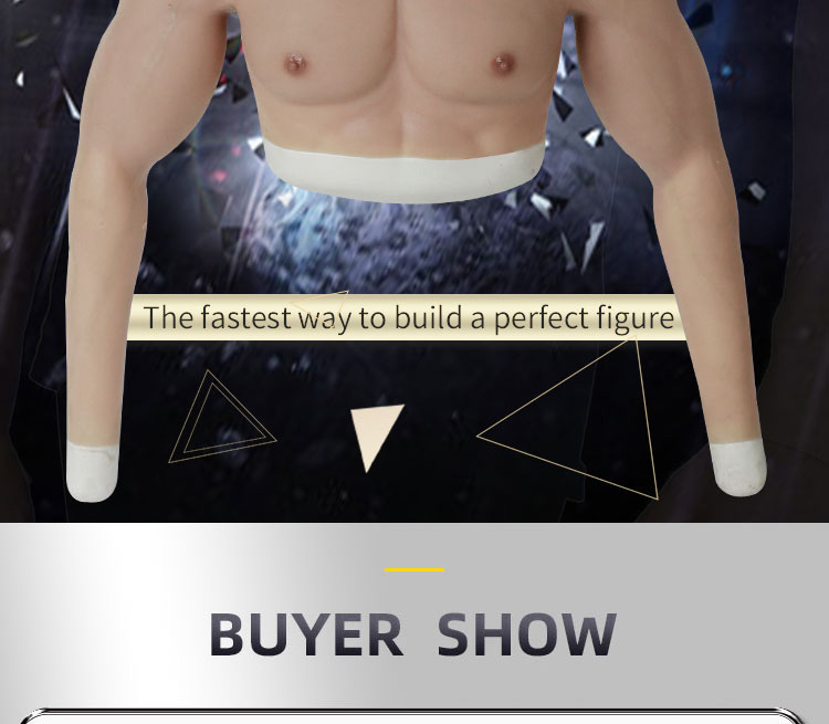 Realistic Muscle Suit with Arms - Without Belly - Silicone Masks ...