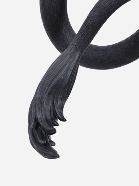 Silicone Black Cow Tail Plugs