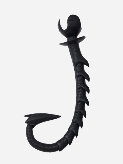 Silicone Black Dragon Tail Plugs