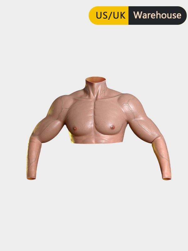 Realistic Muscle Suit with Arms - Without Belly - Silicone Masks ...