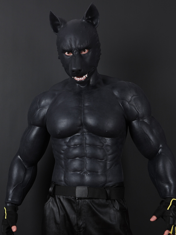 Silicone Doberman Dog/Pup Mask