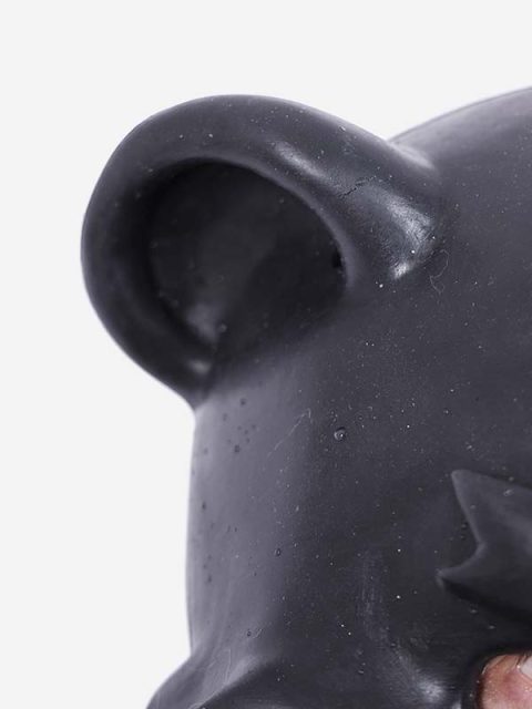 Silicone Black Fierce Tiger Mask