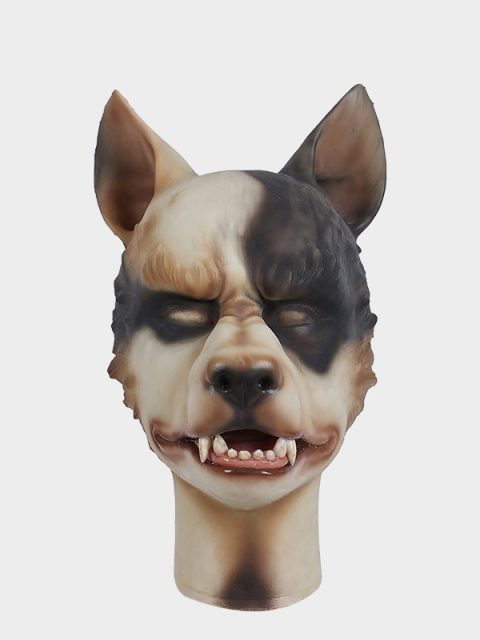 Silicone Doberman Dog/Pup Mask - Pirate