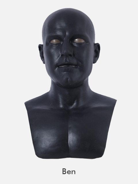 Black Male Mask + Upgraded Muscle Suit + Long Muscle Pants