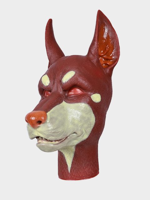Garnet Silicone Puppyman Dog/Pup Mask