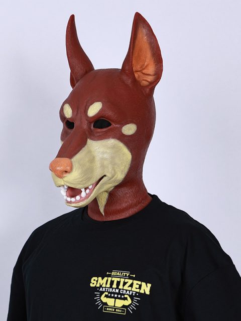 Garnet Silicone Puppyman Dog/Pup Mask