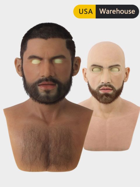 Male Mask - Silicone Masks, Silicone Muscle-Smitizen