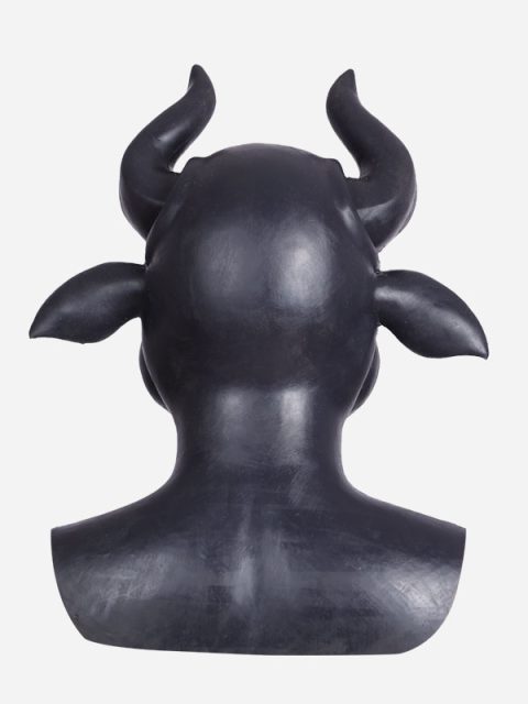 Silicone Black Bull Mask