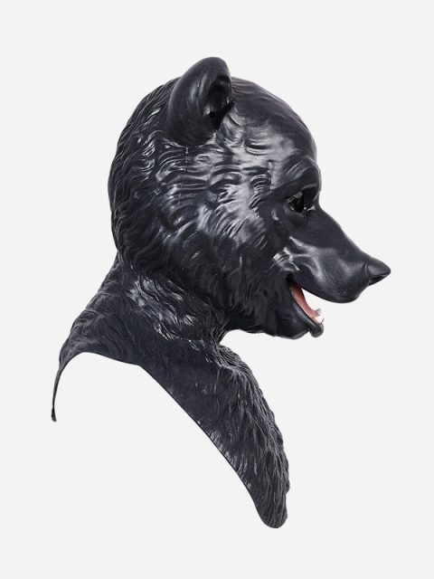 Silicone Black Strong Bear Mask
