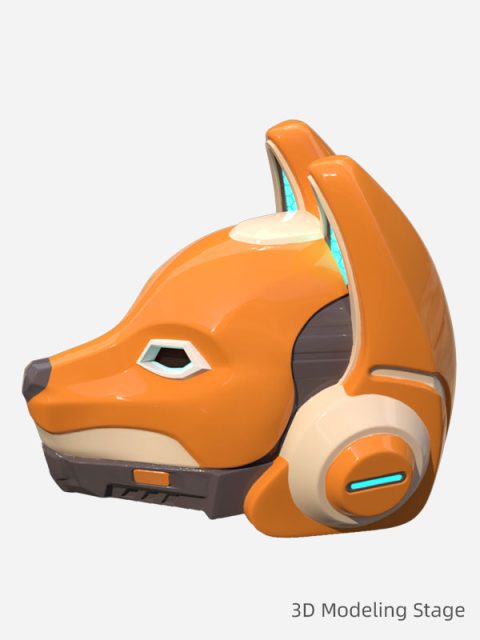 Protogen Fox Nick Mask