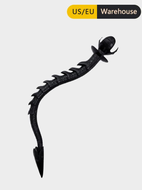 Silicone Black Dragon Tail Plugs