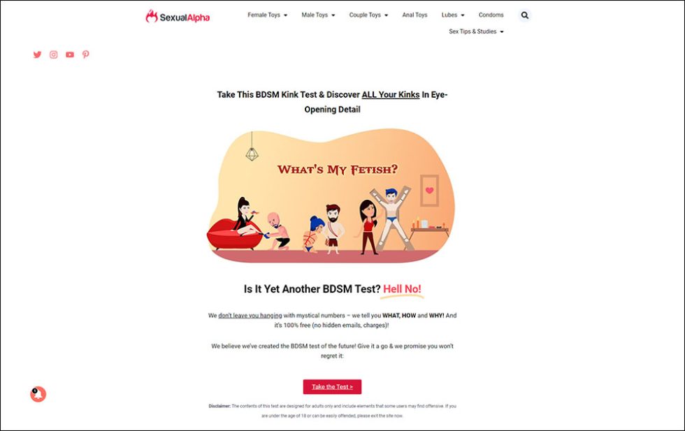 The BDSM Test: Understand Your Preferences with Bondage, Discipline ...