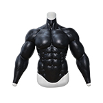 Black Male Mask + Upgraded Muscle Suit + Long Muscle Pants