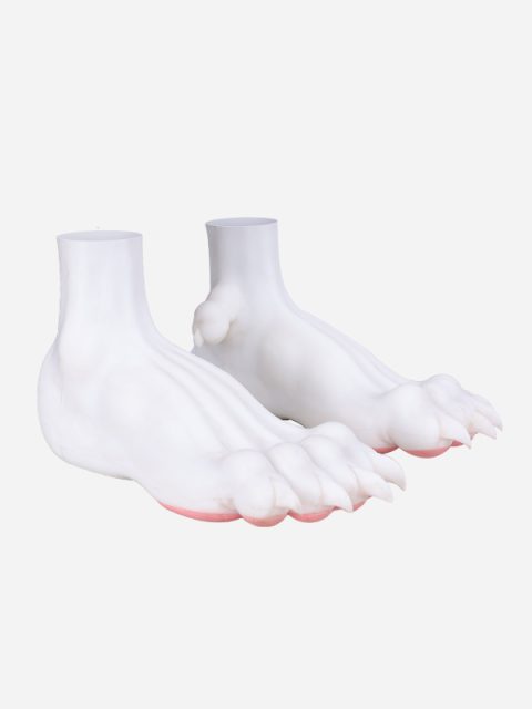 Silicone Monster Snowy Pink Pad Paws - Silicone Masks, Silicone Muscle ...