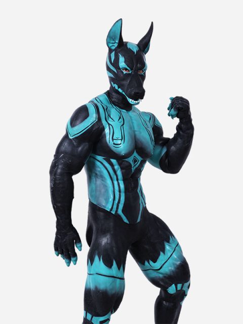 Silicone Cerberus Muscle Petsuit Set