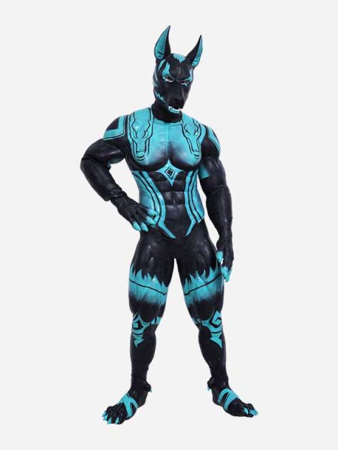 Silicone Cerberus Muscle Petsuit Set