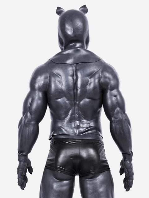 Silicone Black Rhino Mask