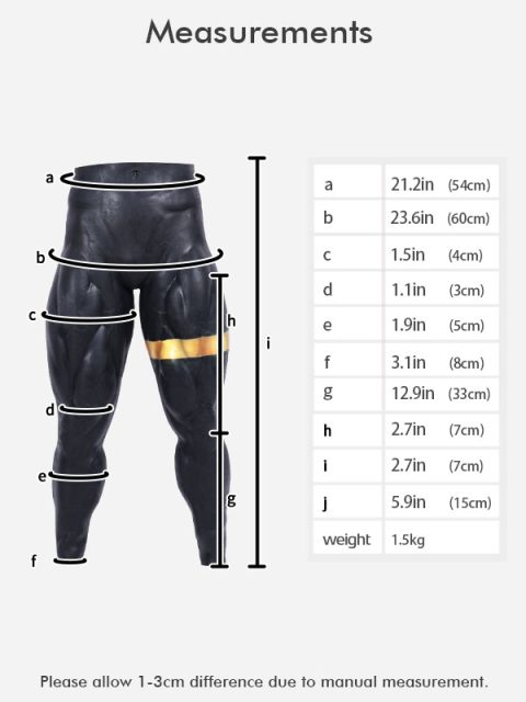 Anubis Muscle Pant – Long Version - Silicone Masks, Silicone Muscle ...