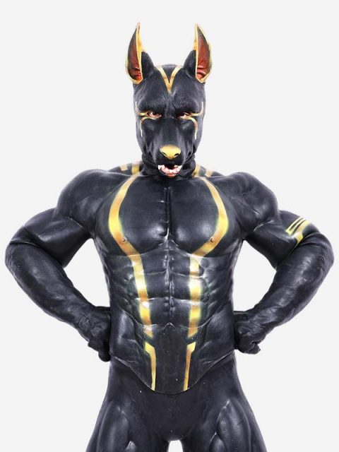 Anubis Upgraded Upper Body Muscle Suit With Arms - Silicone Masks ...