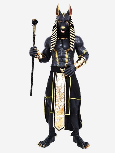 Silicone Anubis Muscle Petsuit Set