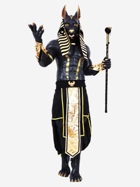 Silicone Anubis Muscle Petsuit Set