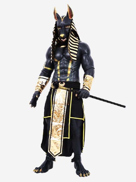 Silicone Anubis Muscle Petsuit Set