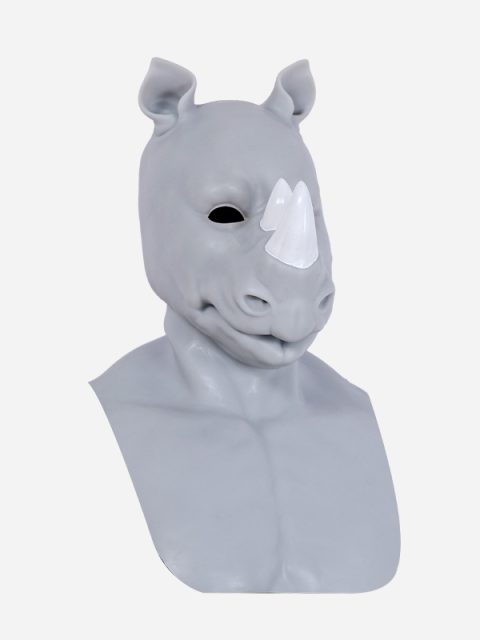 Silicone Gray Rhino Mask
