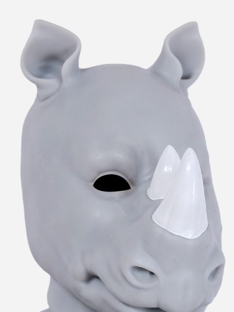 Silicone Gray Rhino Mask