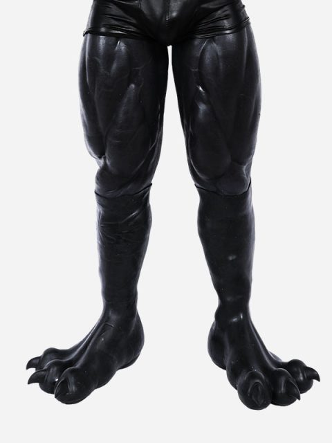 Black Silicone Three-Toed Beast Paws