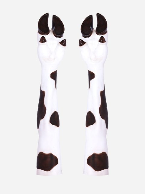 Silicone Spotted Cow/Bull Hoof Gloves