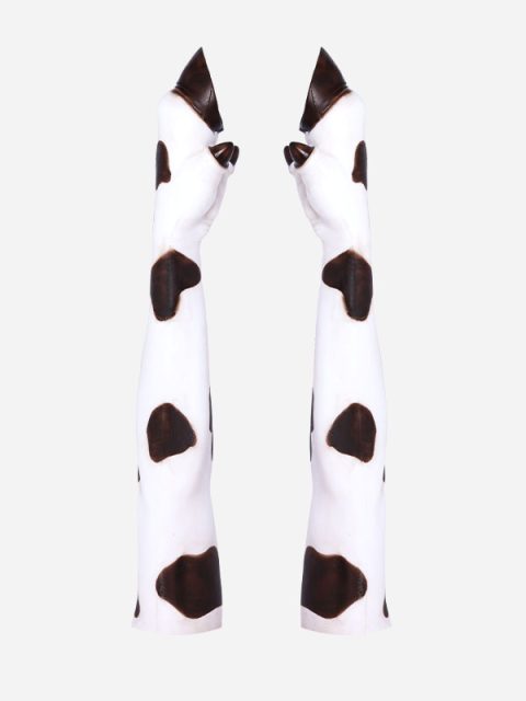 Silicone Spotted Cow/Bull Hoof Gloves