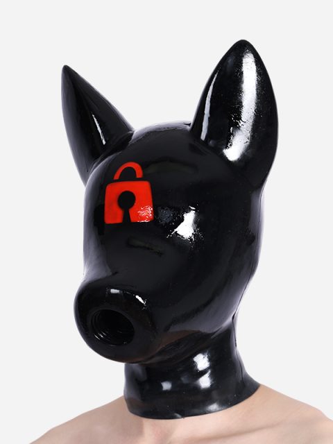 Silicone Long Ears Drone Hood - Lock - Silicone Masks, Silicone Muscle ...