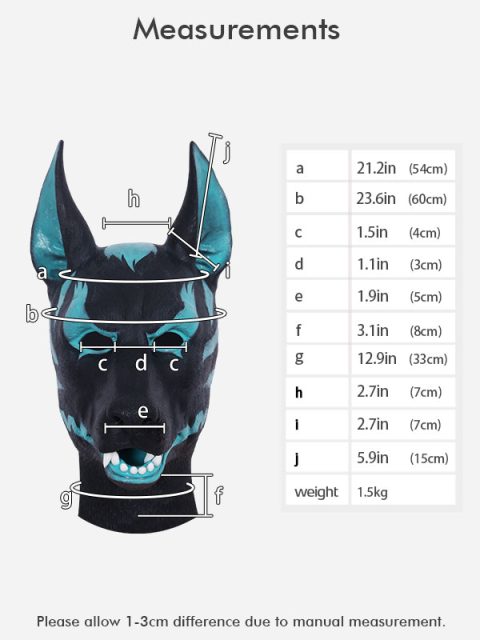 Silicone Cerberus Mask