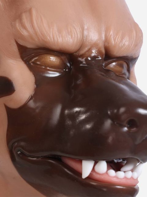Silicone Hyena Mask