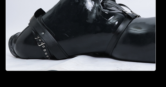 Silicone Full Face Gas Mask-B+Puppy Gimp Suit