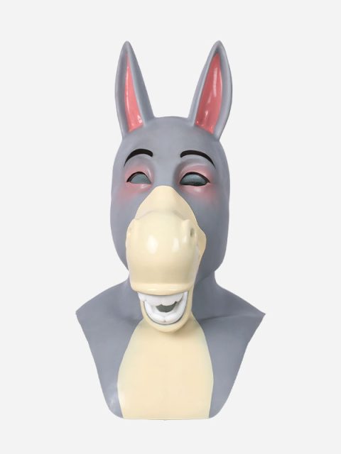 Silicone Cuddly Donkey Mask