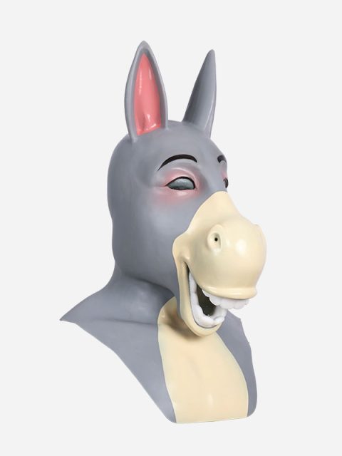 Silicone Cuddly Donkey Mask