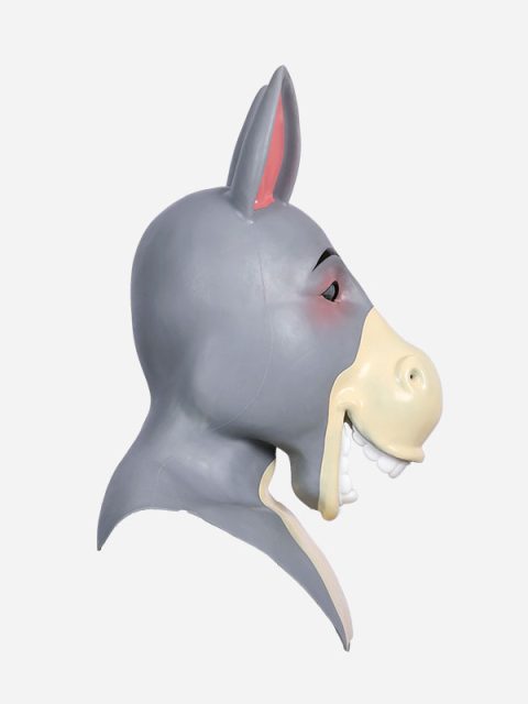 Silicone Cuddly Donkey Mask