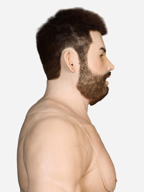 Thor Realistic Mask with Rooted Beard - Silicone Masks, Silicone Muscle ...