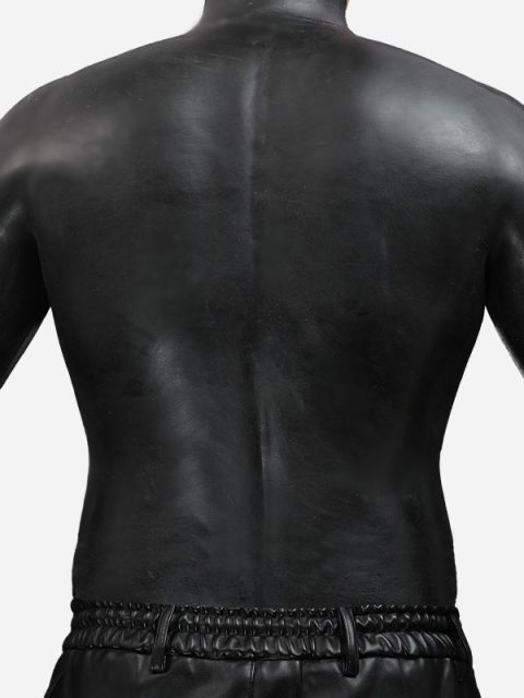 Black Lean Body Muscle Suit With Arms - Silicone Masks, Silicone Muscle ...