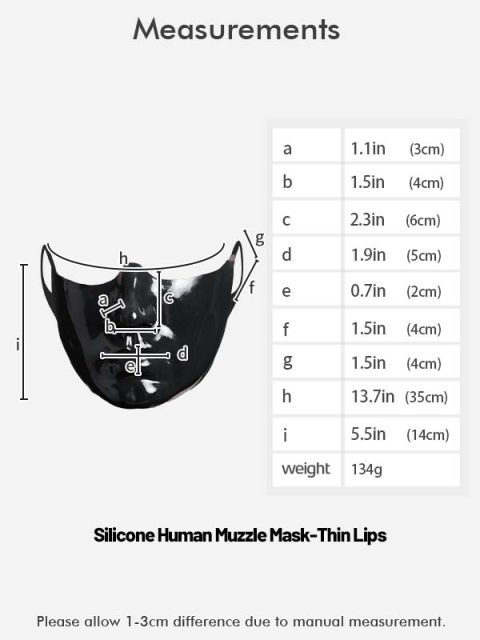 Silicone Human Muzzle Mask - Silicone Masks, Silicone Muscle-Smitizen