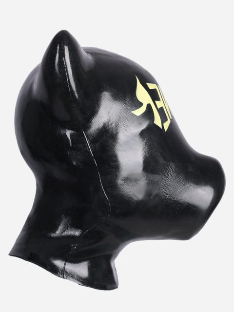 Silicone Short Ears Dog Drone Hood – RISONER - Silicone Masks, Silicone ...