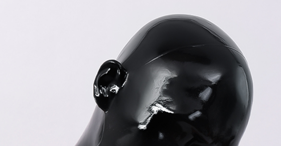 Black Silicone Hood – Michael - Silicone Masks, Silicone Muscle-Smitizen