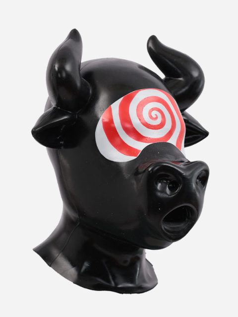 Silicone Bull Drone Hood – RedHypno - Silicone Masks, Silicone Muscle ...