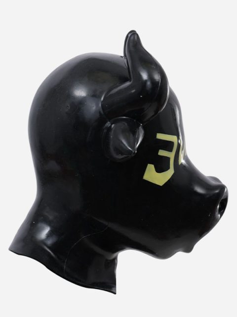 Silicone Bull Drone Hood – SLAVE - Silicone Masks, Silicone Muscle-Smitizen
