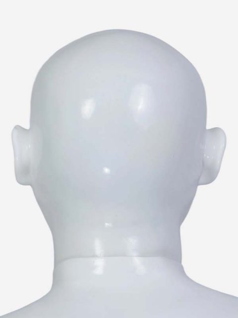 White Silicone Hood – Michael - Silicone Masks, Silicone Muscle-Smitizen