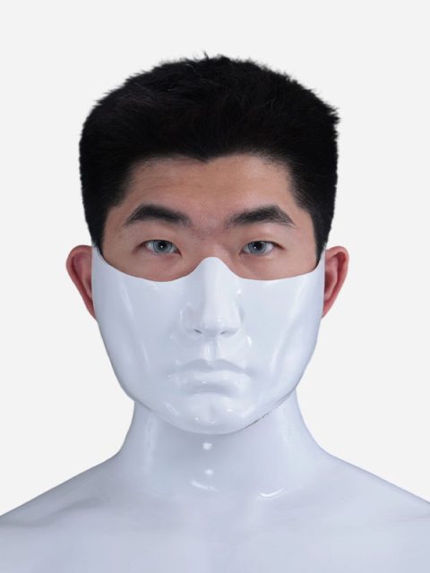 White Silicone Human Muzzle Mask - Silicone Masks, Silicone Muscle-Smitizen