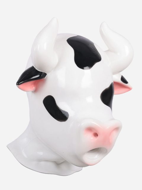 Silicone Cow Drone Hood – Holstein - Silicone Masks, Silicone Muscle ...