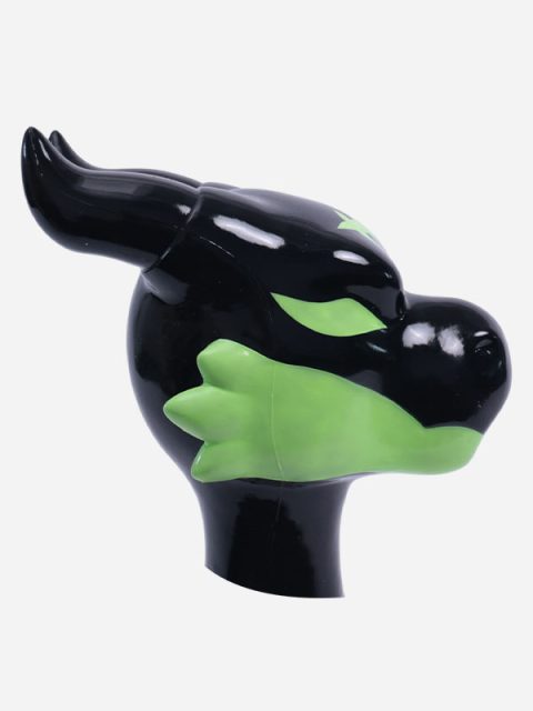 Silicone Dragon Drone Hood – Glow Green - Silicone Masks, Silicone ...